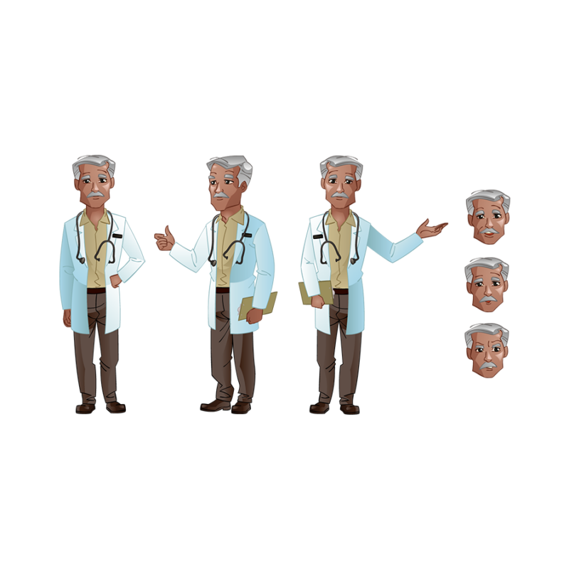 Dr. Thomas - Character Pack 01 - eLearning Network