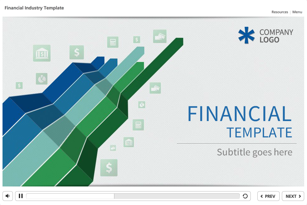 Storyline Template - Financial Theme 01 - eLearning Network